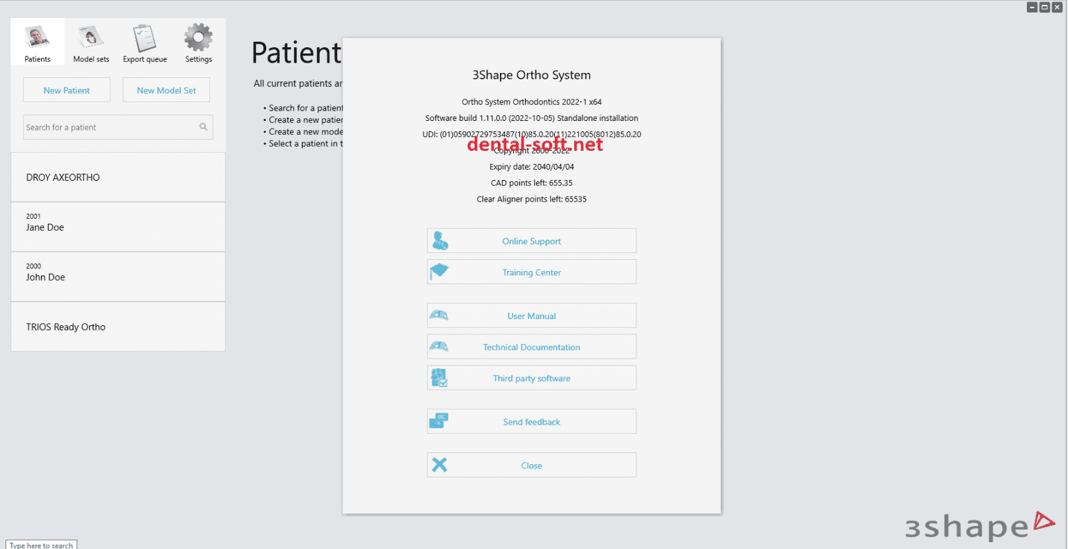 3Shape OrthoSystem 2022 full crack - Dental software